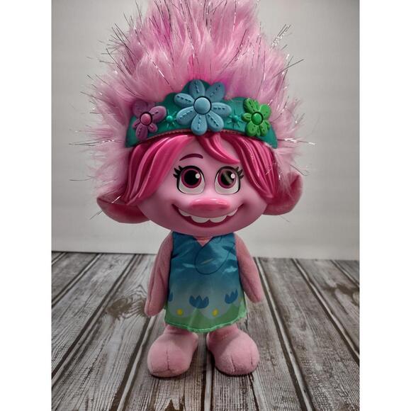Toys | Dreamworks Trolls World Tour Color Poppin Poppy Interactive Doll ...